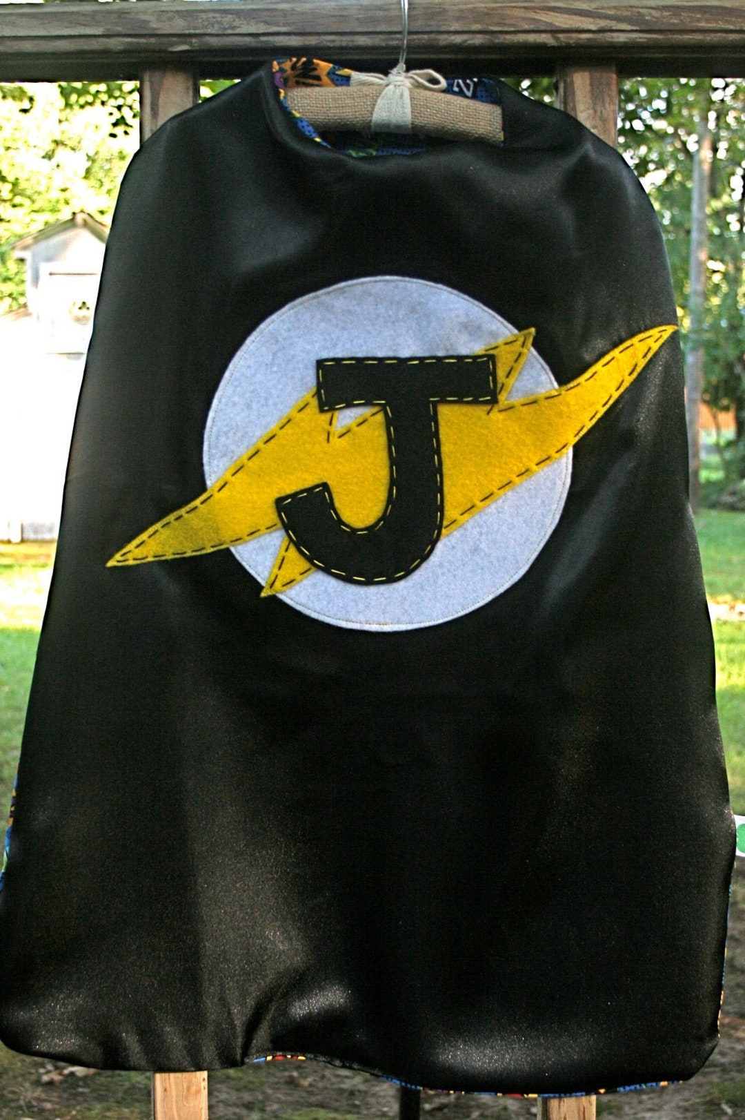 Custom Superhero Cape: Hand-stitched Satin, Personalized Letter - Etsy
