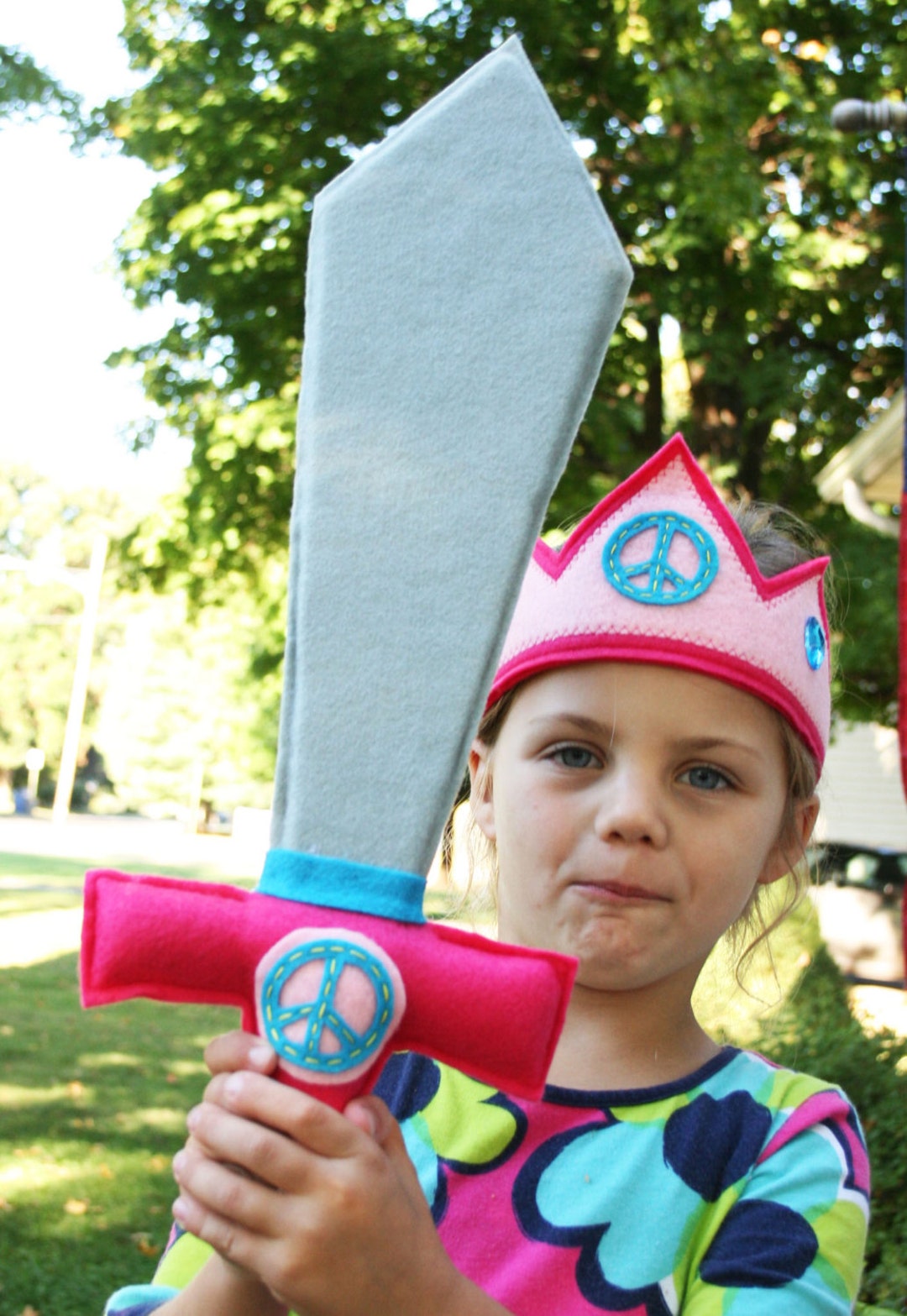 Felt Sword and Crown Set - Etsy
