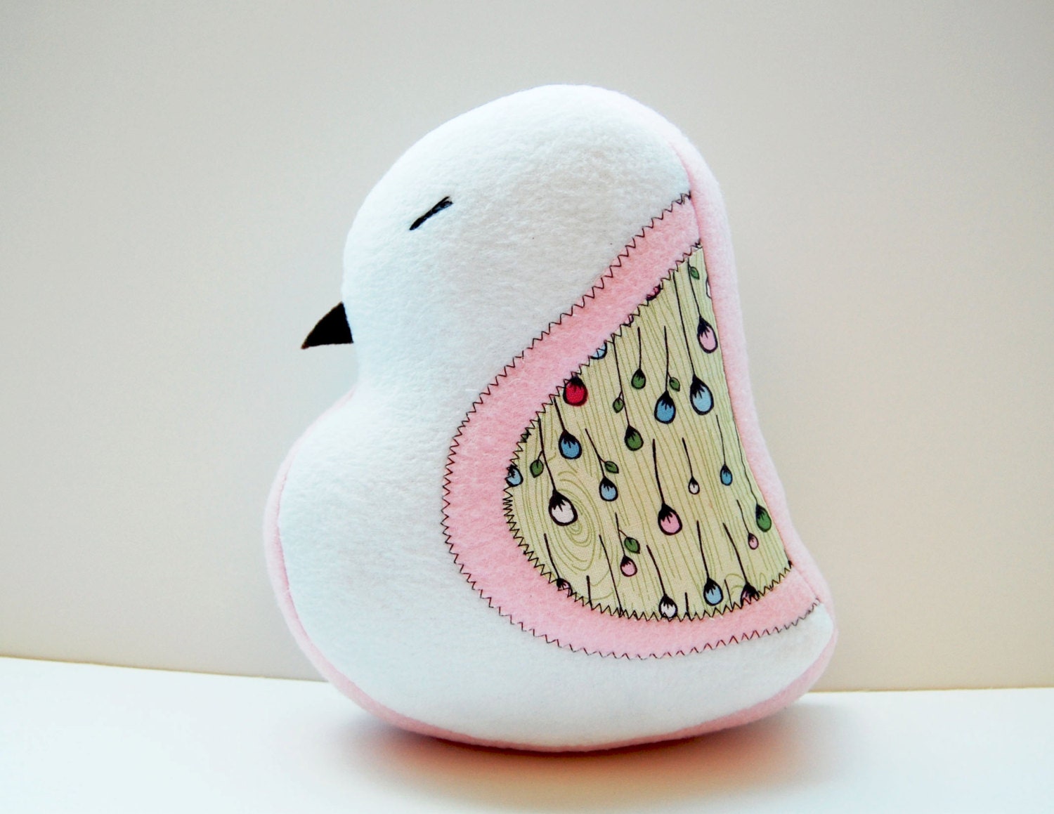 Pink Birdie Plush Toy - Etsy