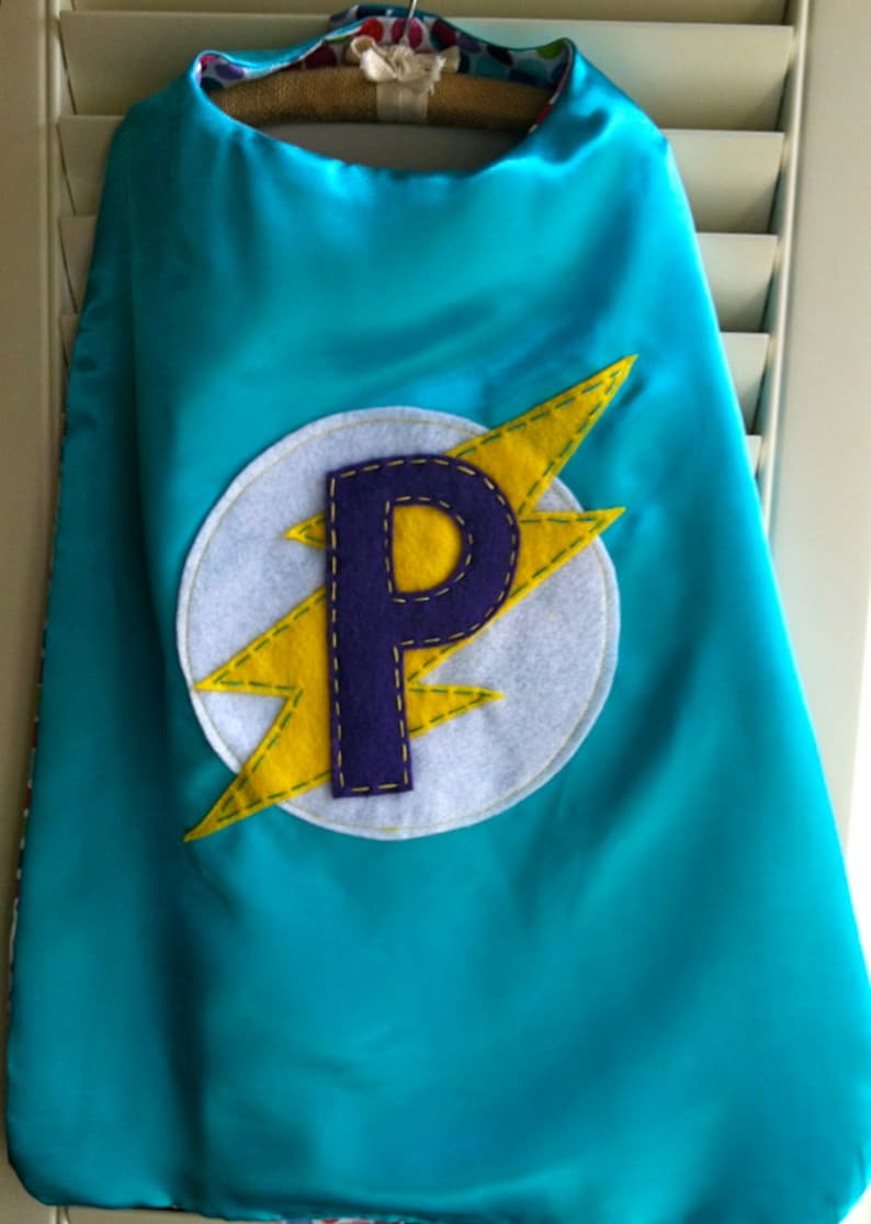 Personalized Turquoise Superhero Cape | Etsy