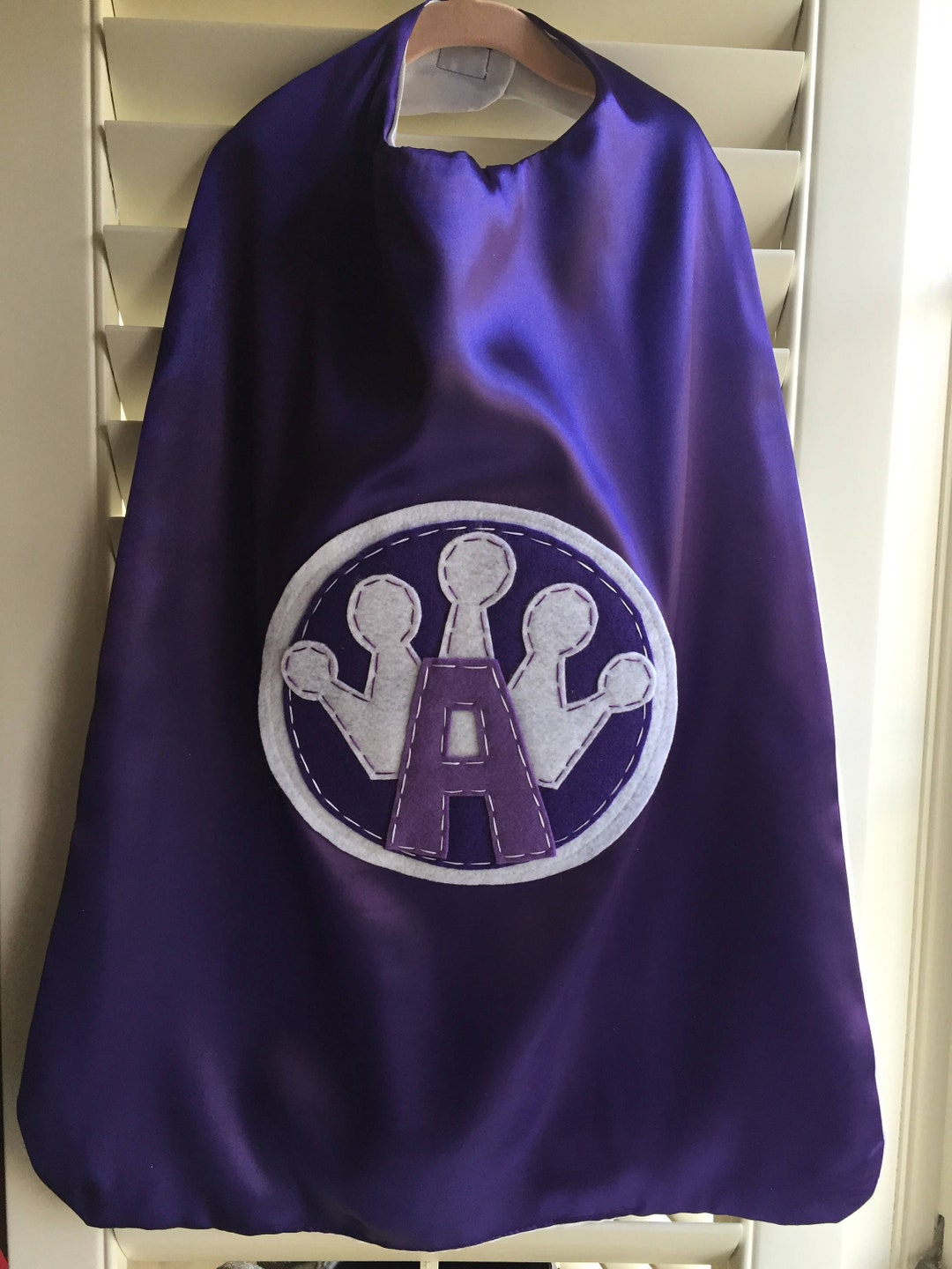 Personalized Purple Princess Cape - Etsy