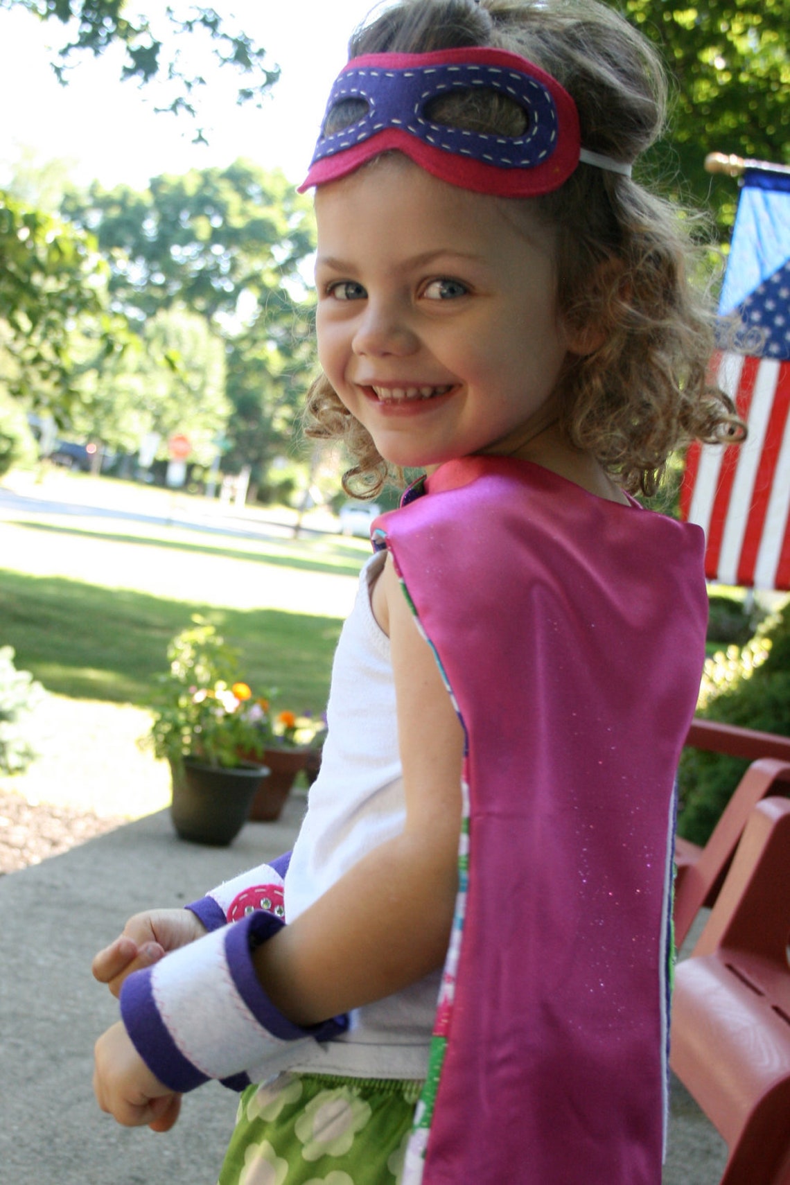 Girl Superhero Mask and Cuffs-customize- Superhero Accessory-superhero ...