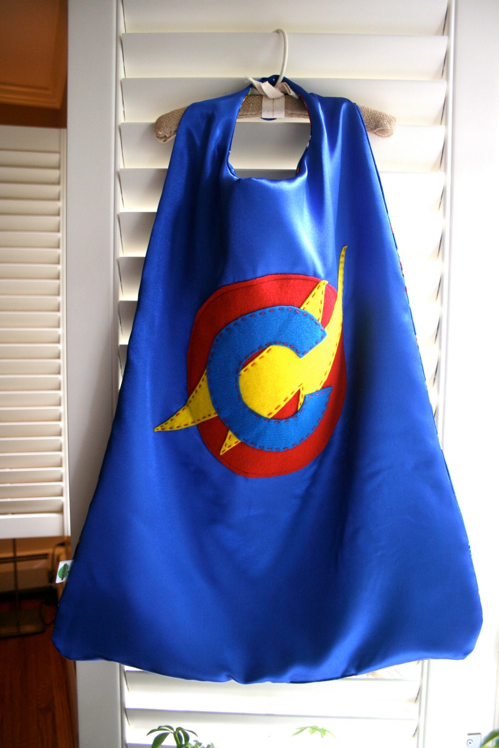 Custom Superhero Cape: Hand-stitched Satin, Personalized Letter - Etsy