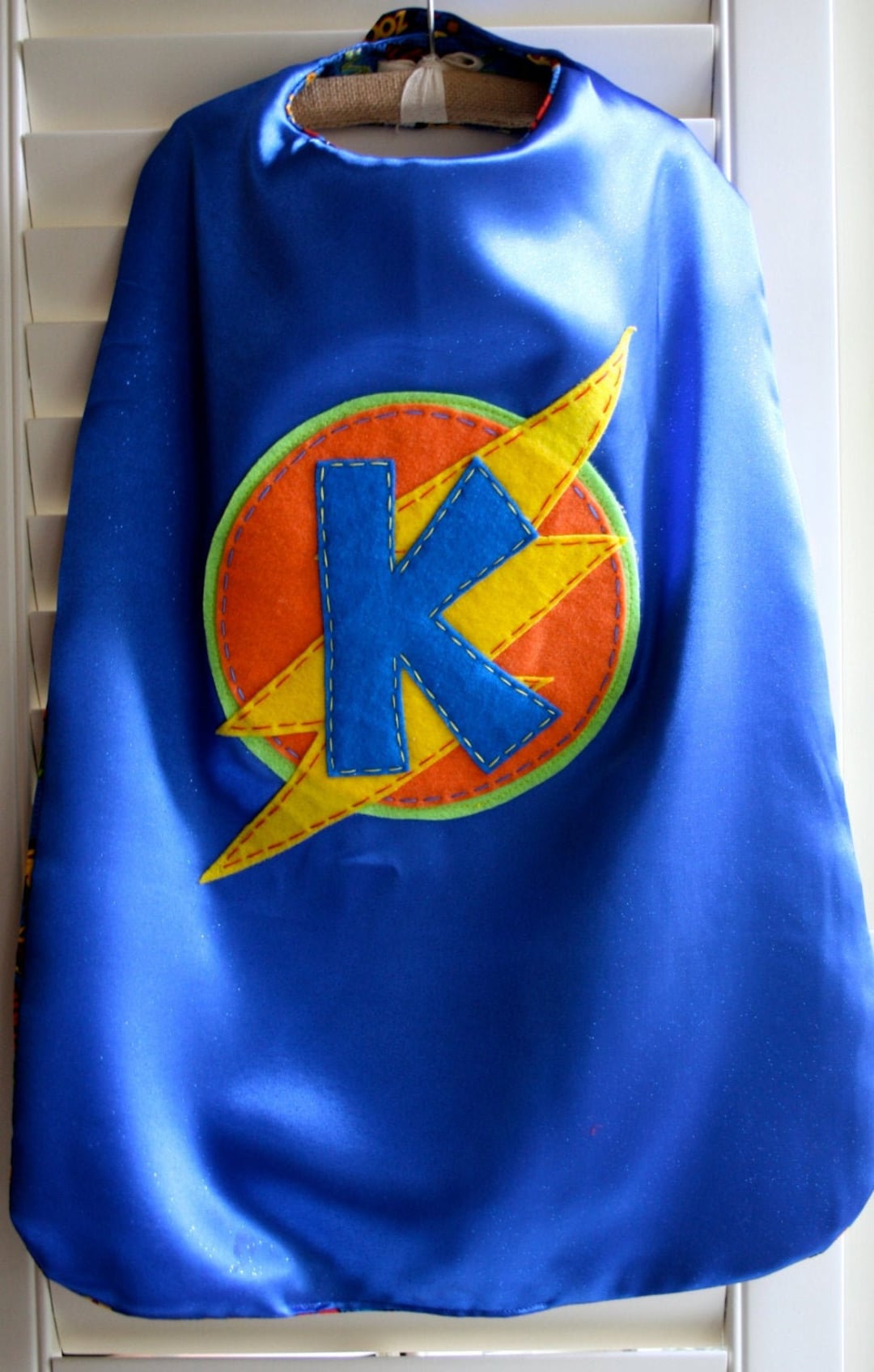 Blue Superhero Cape/custom - Etsy