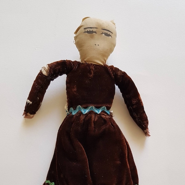 Vintage Rag Doll - Etsy