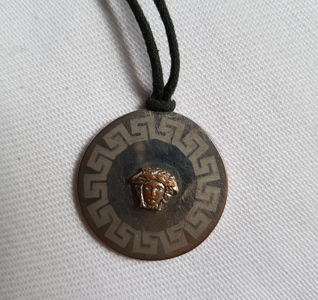 Vintage Greek Roman Medallion Pendant - Etsy