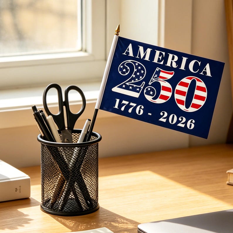 20pcs America 250 Handheld Flag 1776–2026, 250th Birthday Patriotic ...