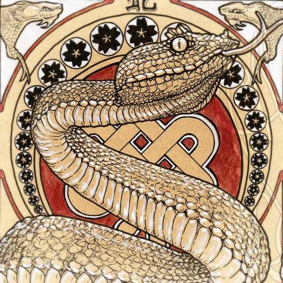 Disegno Serpente Serpente, Disegno Artistico, Art Immagine Gratis