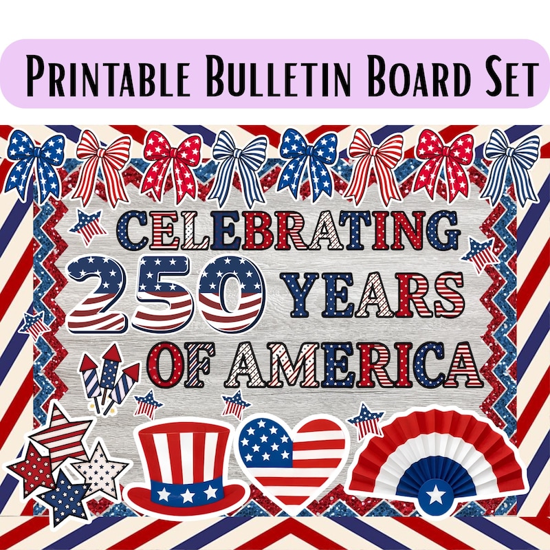 America 250th Bulletin Board - Etsy