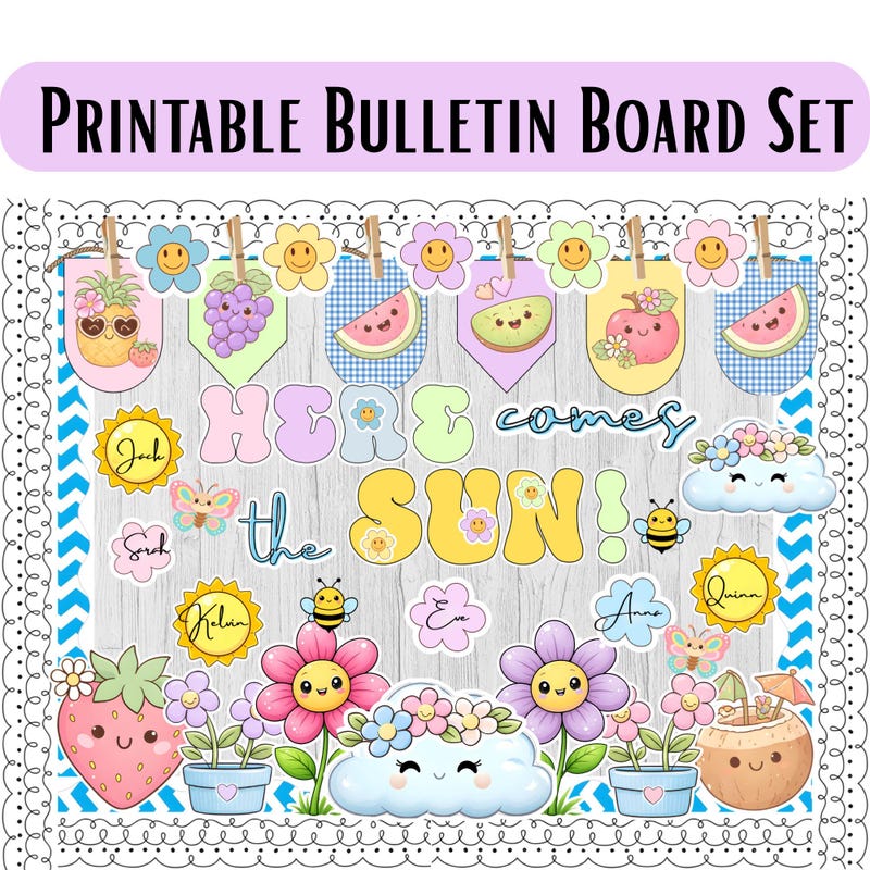 Sun Bulletin Board - Etsy