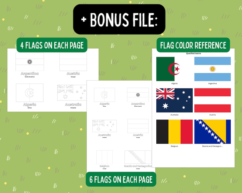 2026 World Cup Coloring & Activity Book for Kids (digital Download ...