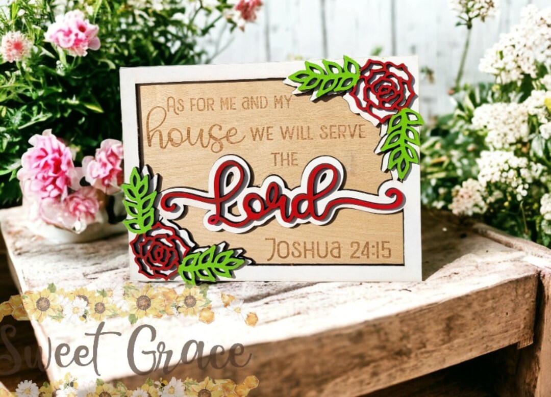 Christian Wall Decor | Christian Wall Art | Scripture Decor | as for Me ...