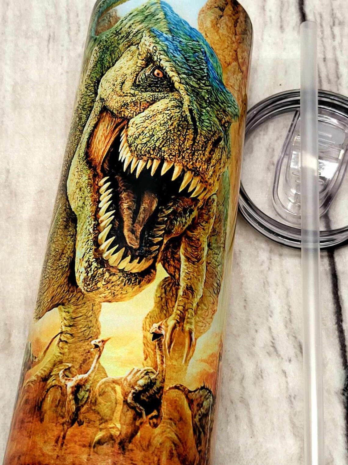Dinosaur Tumbler, Dinosaur Cup, T-rex Cup, Dinosaur Gifts, Dinosaur ...