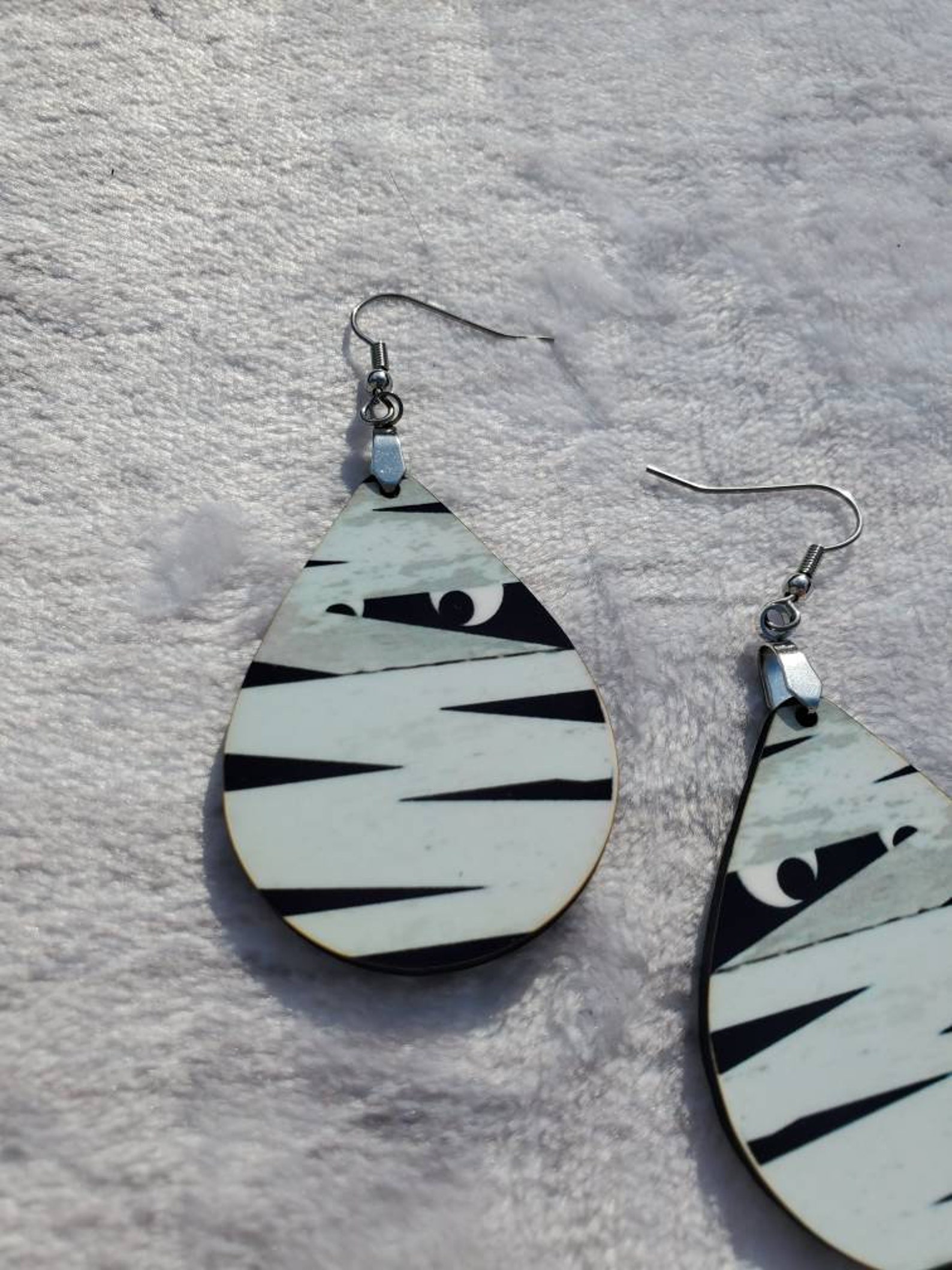 Halloween Mummy Earrings, Halloween Light Weight Earrings, Spooky Mummy ...