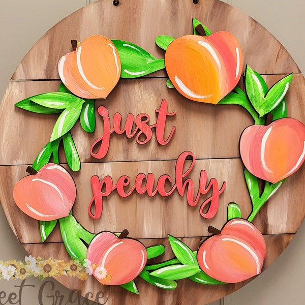 Peaches Sign - Etsy