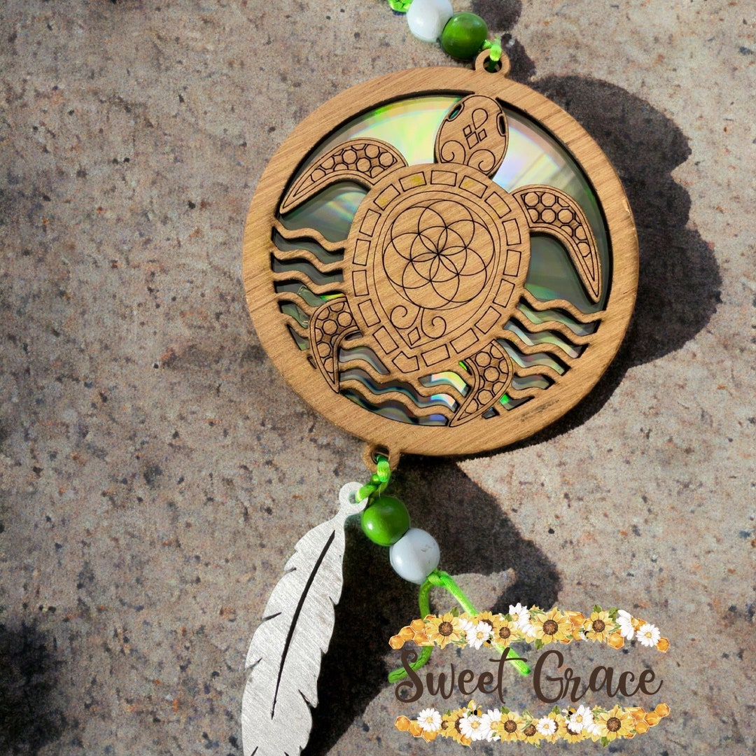 Sea Turtle Sun-catcher, Sun-catcher Sea Turtle, Sea Turtle Decor, Sea ...