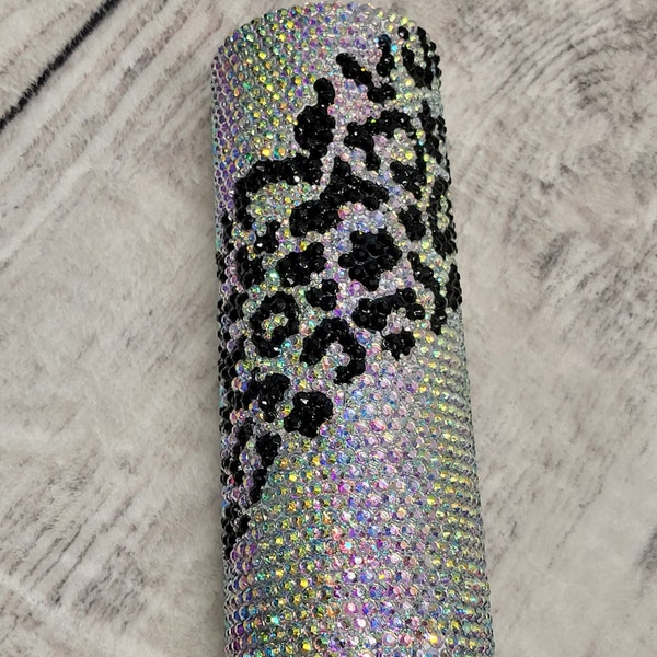 Rhinestone Leopard - Etsy