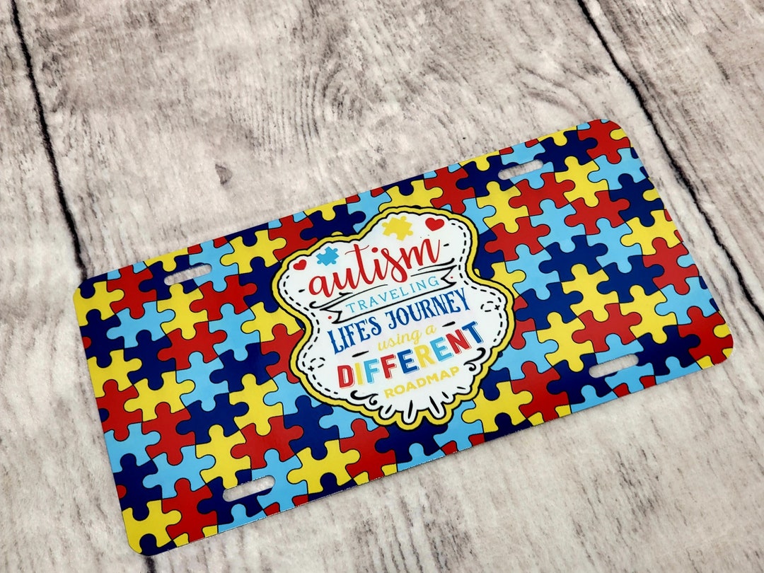 Autism Awareness License Plates, Autism Awareness Car Tags, Autism ...