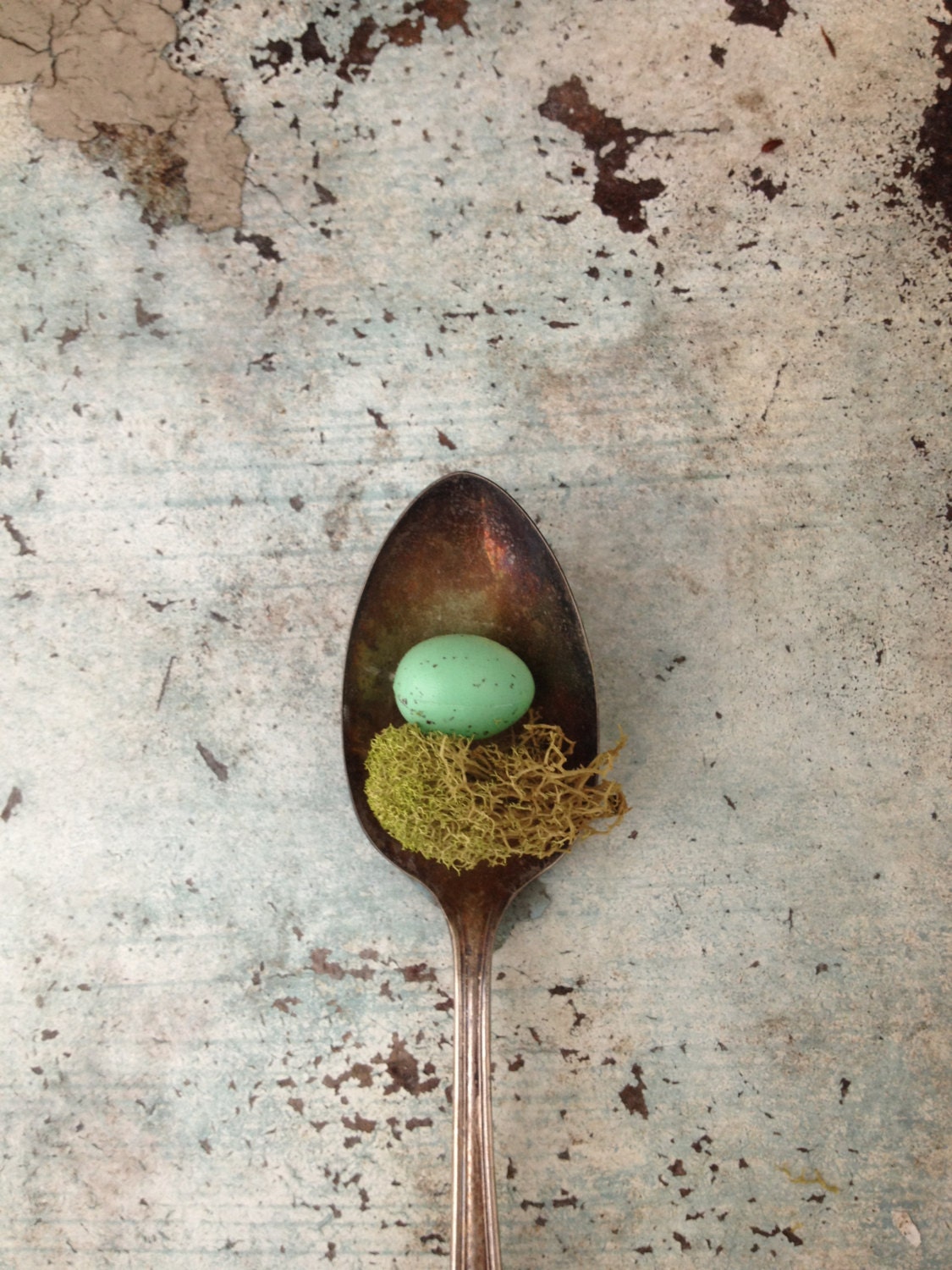 Set of Six Vintage Spoons/Tarnished Spoons/Garden | Etsy