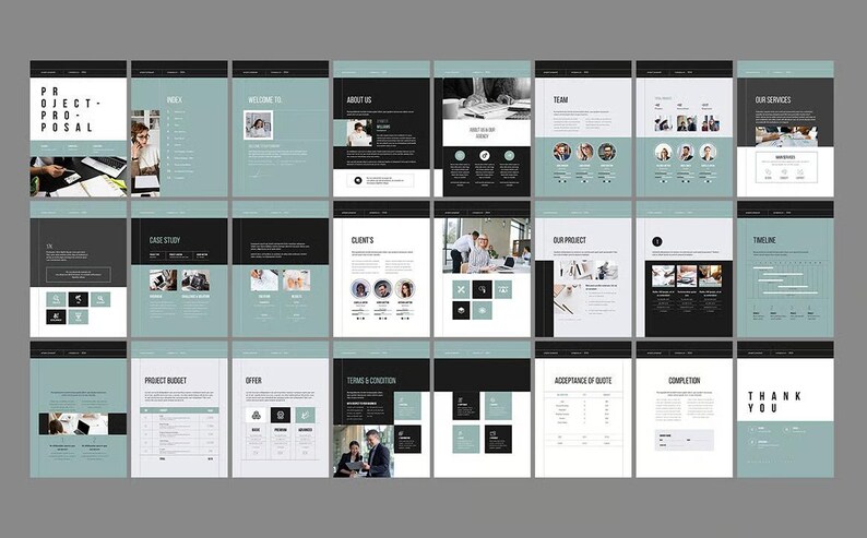 Simple Business Proposal Template | Editable Word Document | Client ...