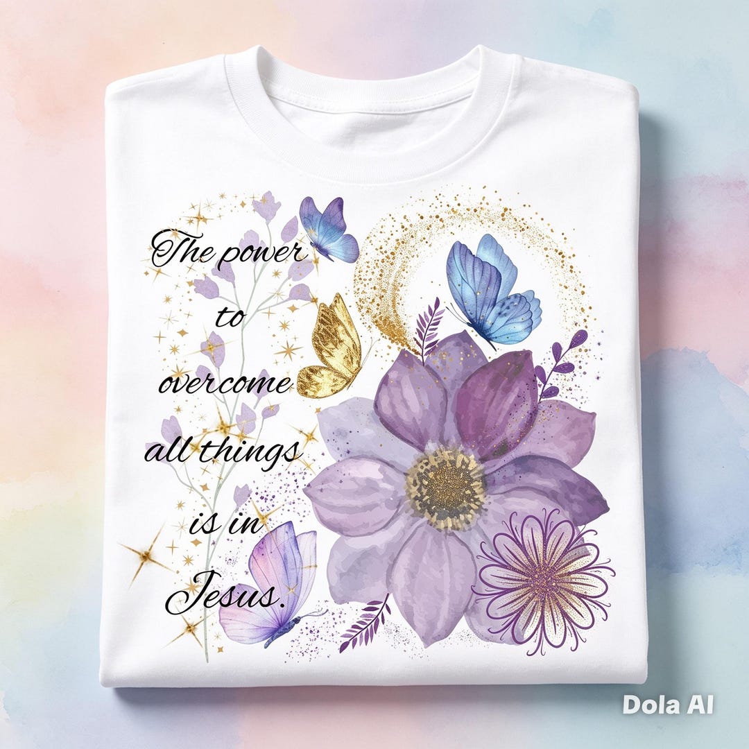 Inspirational Bible Quote PNG | Jesus Faith Illustration Art (digital ...