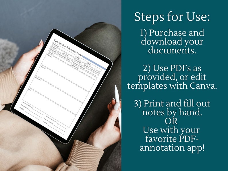 Therapy Notes Templates | Progress Notes Templates, Private Practice ...