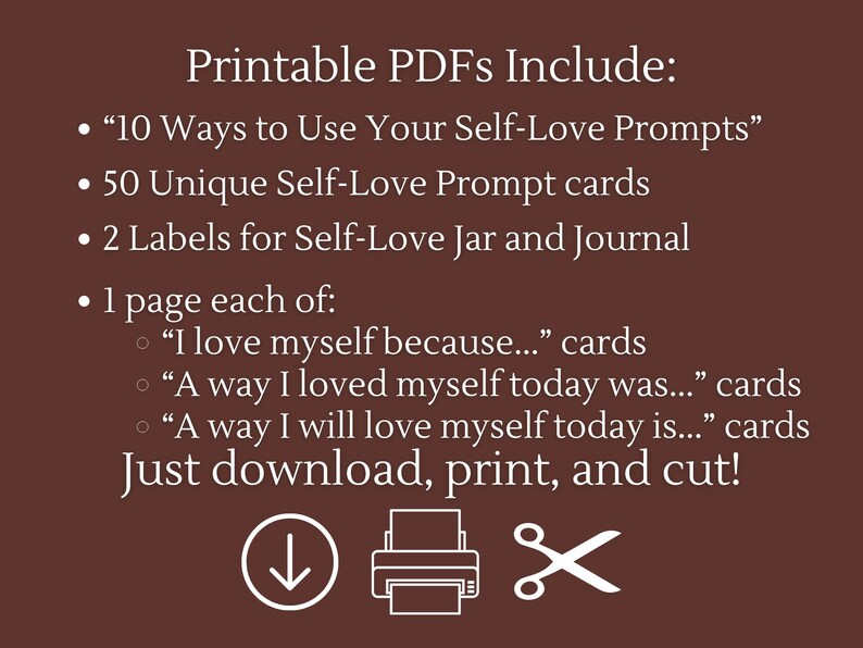 Printable Self Love Prompts | Journal Prompts for Self Love, Galentines ...
