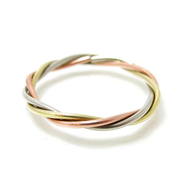Tri Color Rings - Etsy