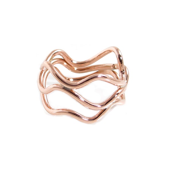 Wave Ring - Etsy