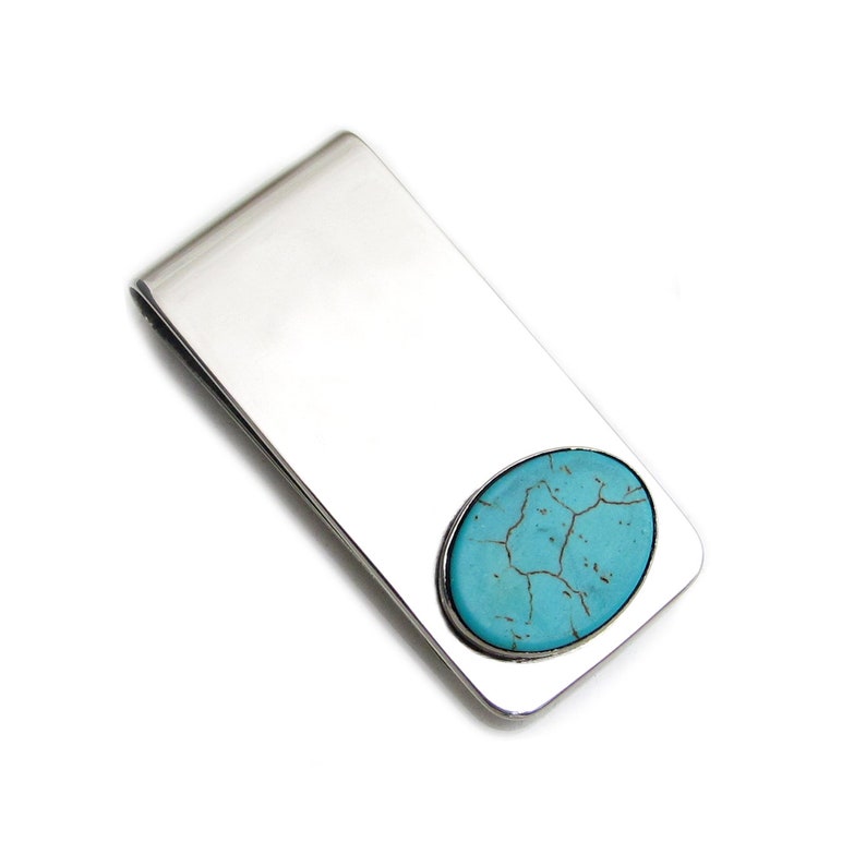 Mother of Pearl Inlay Money Clip White Shell Inlay Money | Etsy