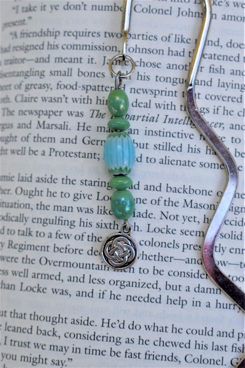 Celtic Knot Shepherd Hook Bookmark - Etsy
