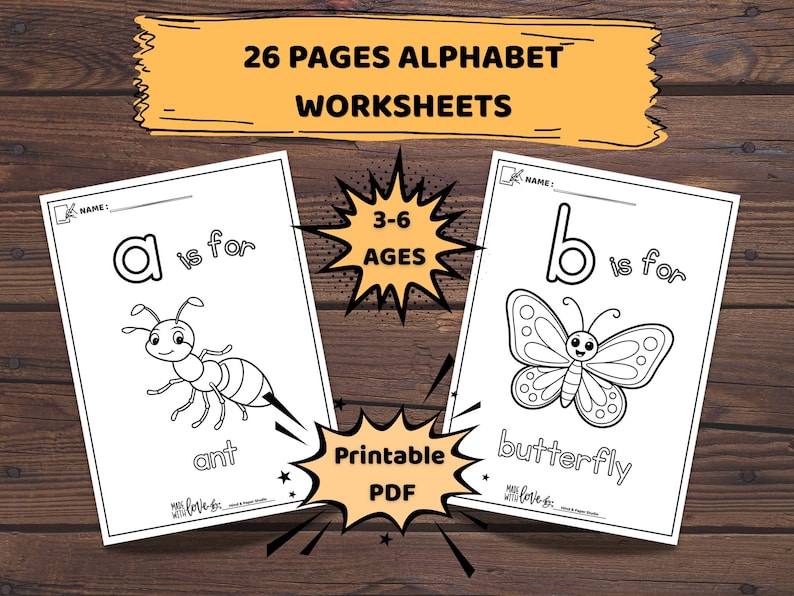 Animal Alphabet Coloring Pages | Lowercase Letter Recognition ...