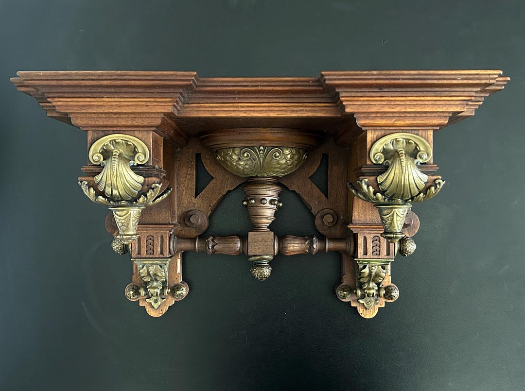 Rare Antique 19th Century Bracket Clock Base Wood and Bronze - Etsy