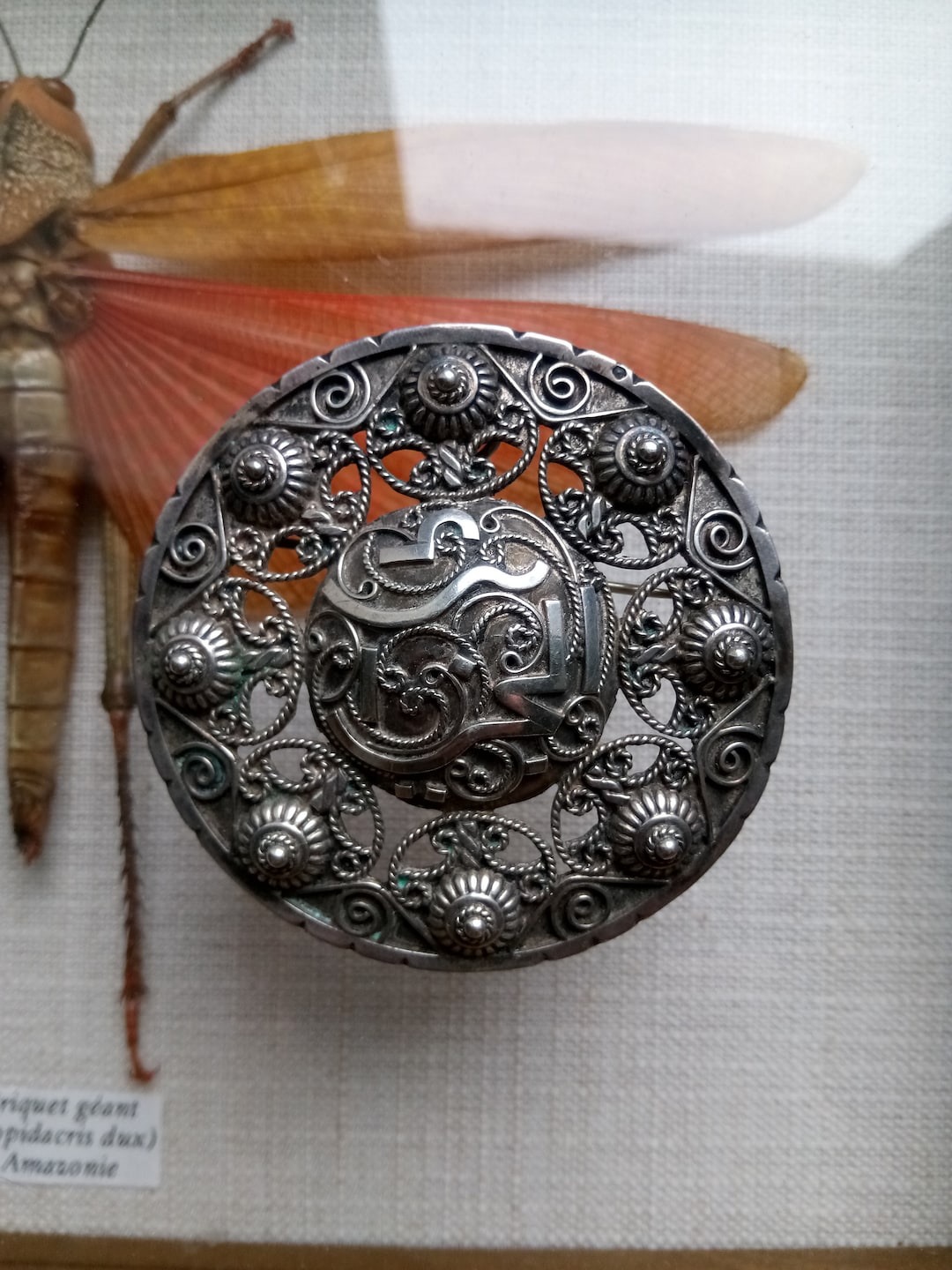 Antique Sterling Silver Brooch or Pendant Arabic - Etsy