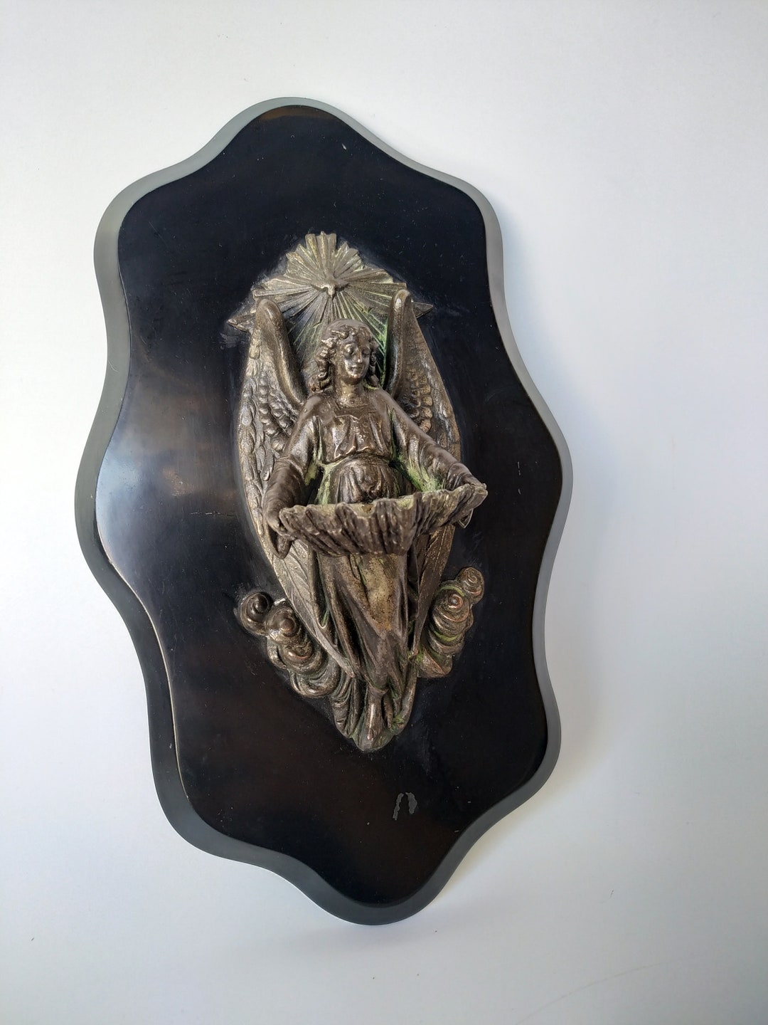 Antique 19th Century Holy Water Font Cherub - Etsy