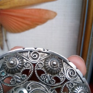 Antique Sterling Silver Brooch or Pendant Arabic - Etsy