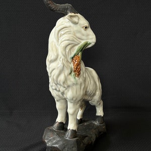 Vintage Tall Mountain Goat Ceramic Figurine Statue - Etsy