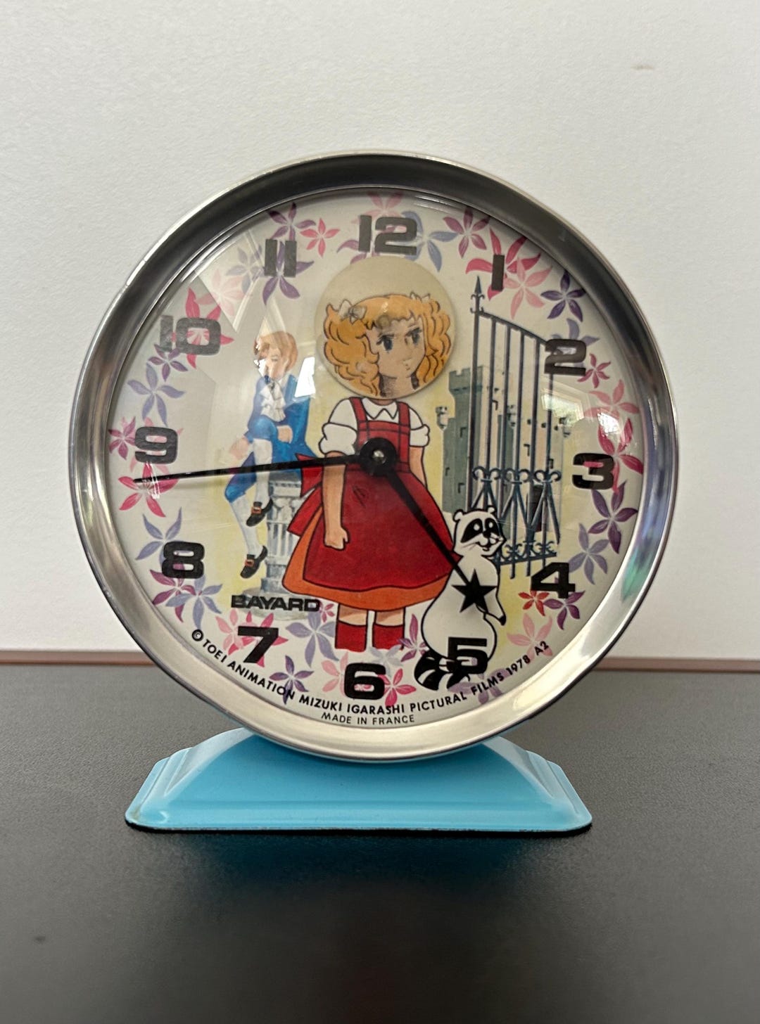 Vintage Bayard Animated Alarm Clock Candy Manga Japan Mizuki Igarashi ...
