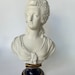 Tall Antique 19th Century Sevres Porcelain Bust Queen Marie Antoinette ...