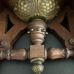 Rare Antique 19th Century Bracket Clock Base Wood and Bronze - Etsy