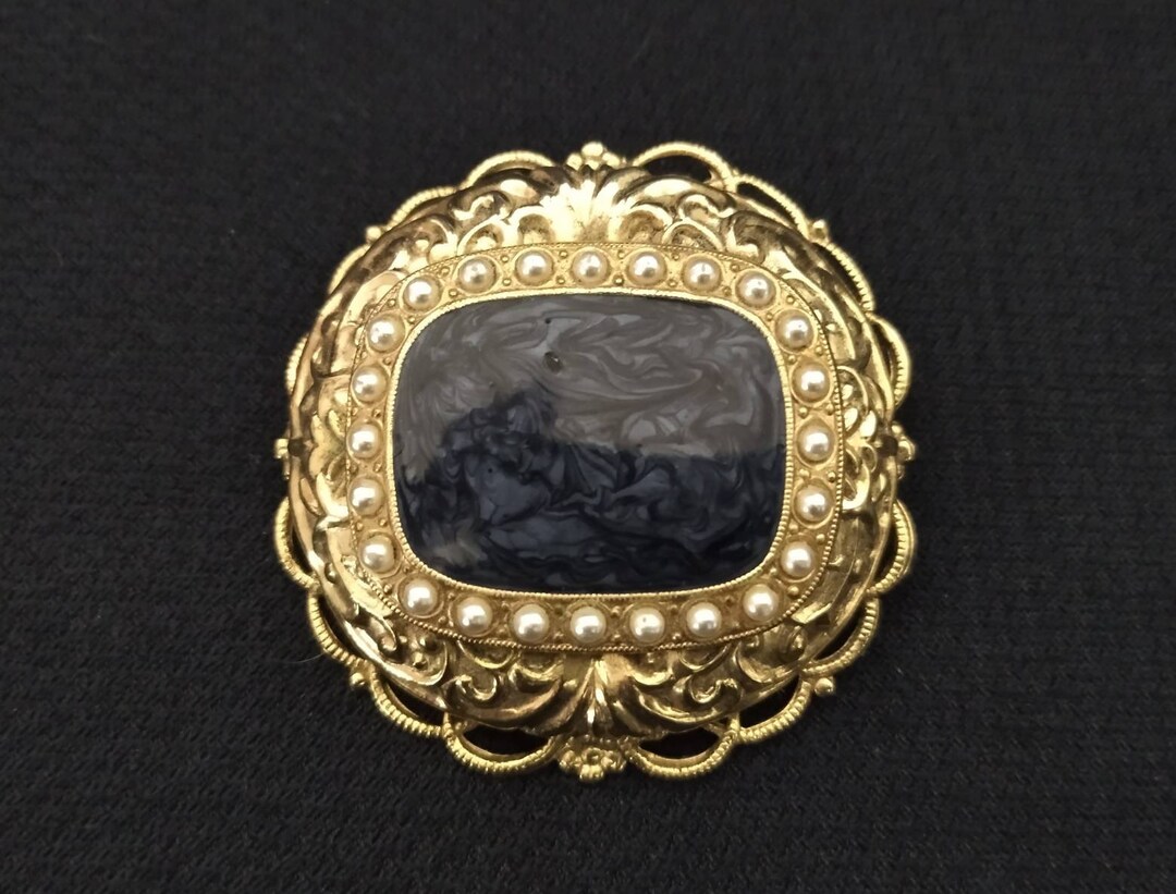 Vintage Agatha Paris Brooch - Etsy