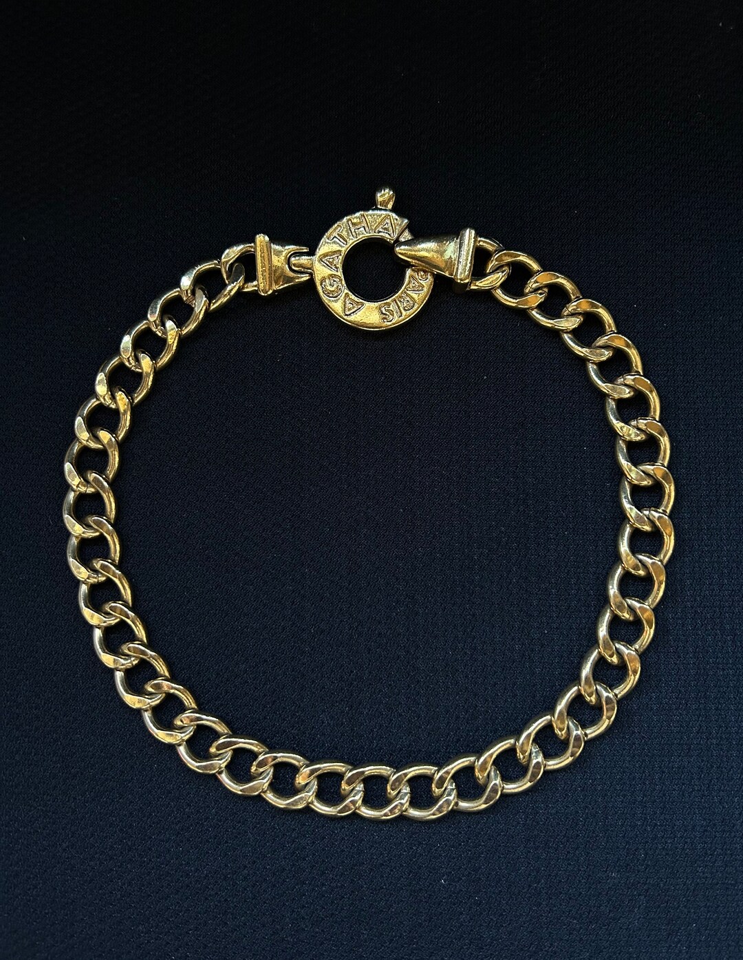 Vintage Agatha Paris Chain Necklace - Etsy