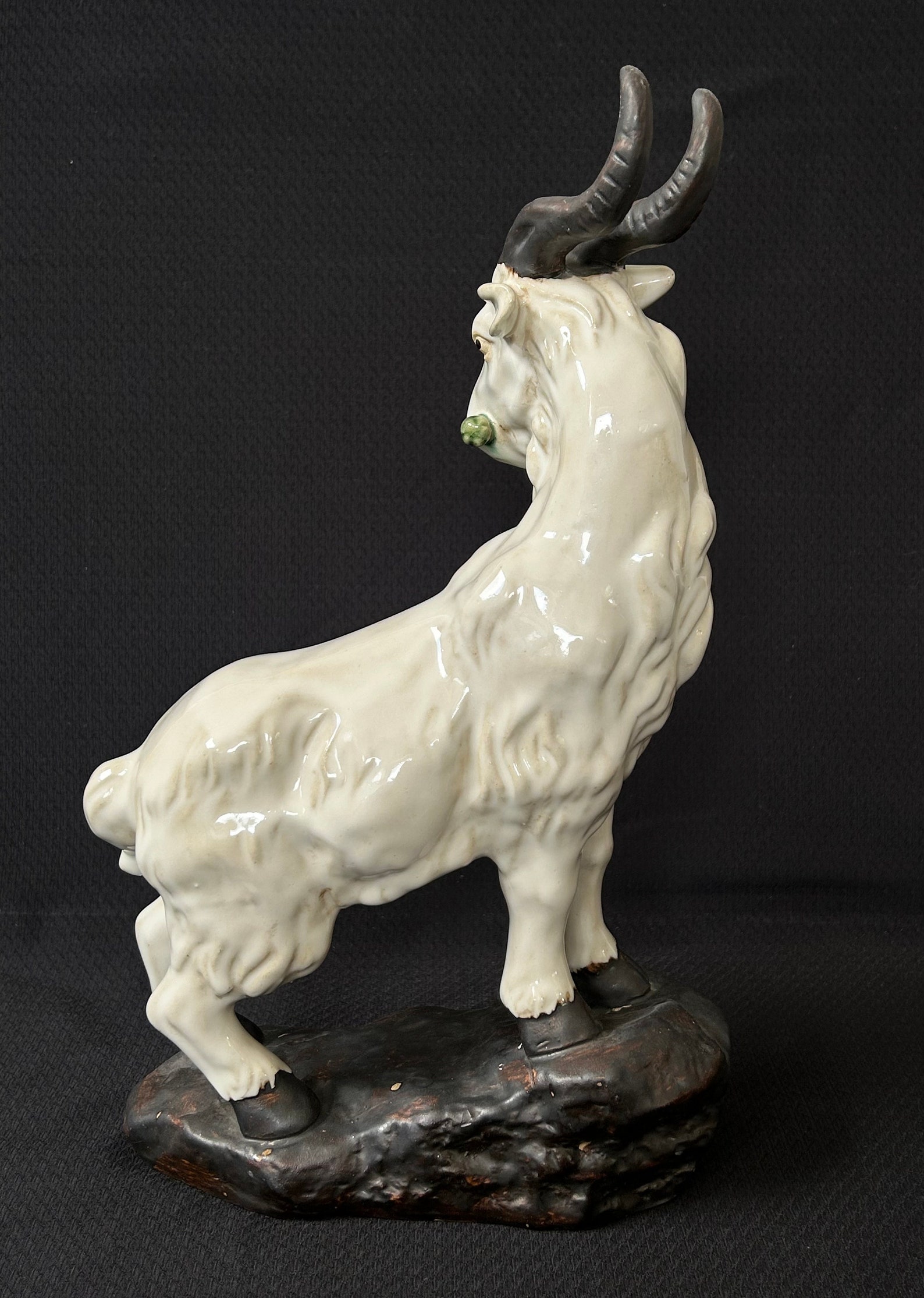 Vintage Tall Mountain Goat Ceramic Figurine Statue - Etsy