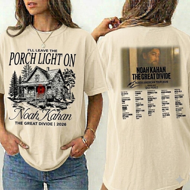 Comfort Colors® Noah Kahan the Divide Tour Shirt, the Great Divide ...