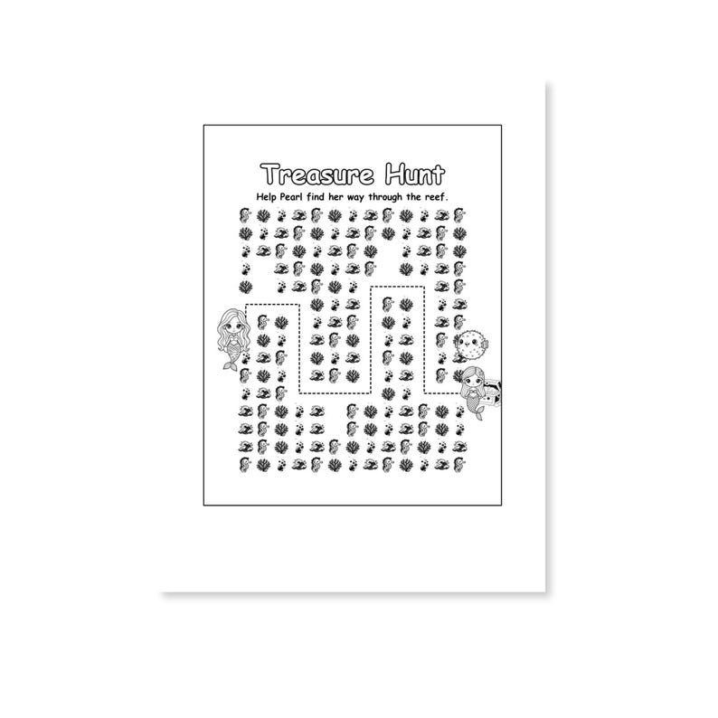 Mermaid Cove Preschool Activity Workbook | Printable PDF for Ages 3-5 ...
