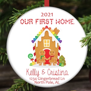 Our First Home Christmas Ornament Our New Home Christmas Ornament ...