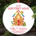 Our First Home Christmas Ornament - Our New Home Christmas Ornament ...