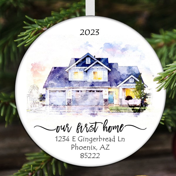 First House Ornament - Etsy