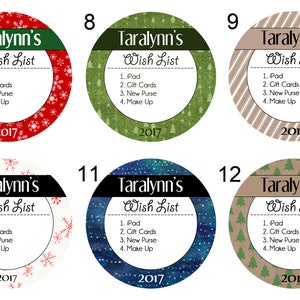 Christmas Wish List Ornament 2023, Letter to Santa, Dear Santa ...