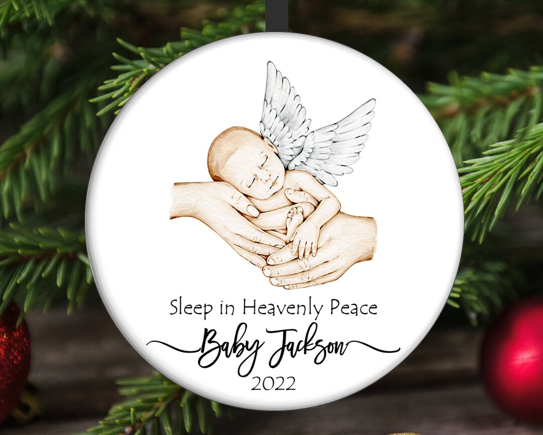 Baby Loss Memorial Christmas Ornament, Angel Baby Ornament, Baby Loss ...